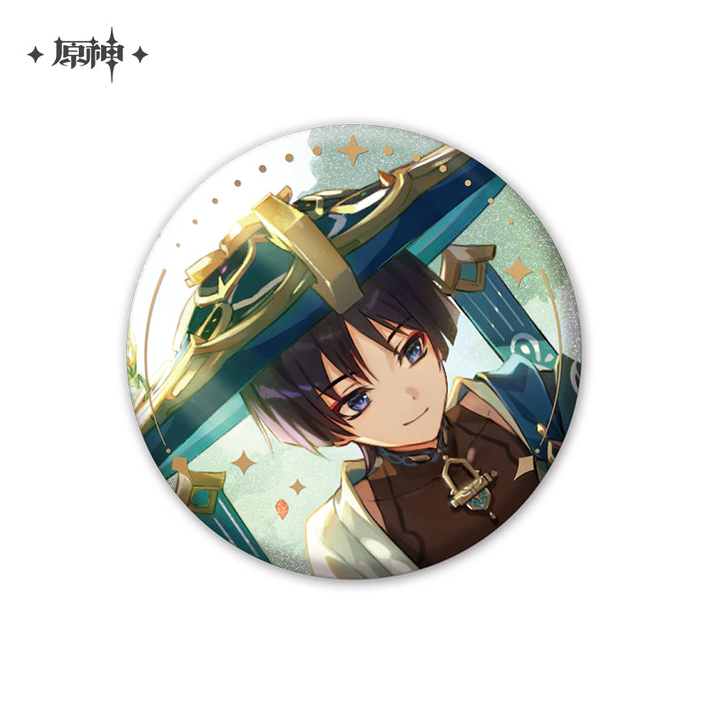 [Genshin Impact] Yi Wen Yi Shi Series Character Tin Badge - Wandere
